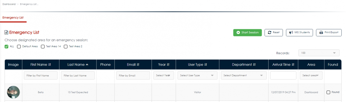 How to Use the Emergency List For Roll-Calls and Fire Drills
