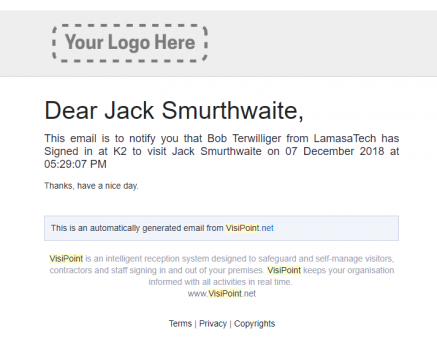 Visitor Management System Features | VisiPoint
