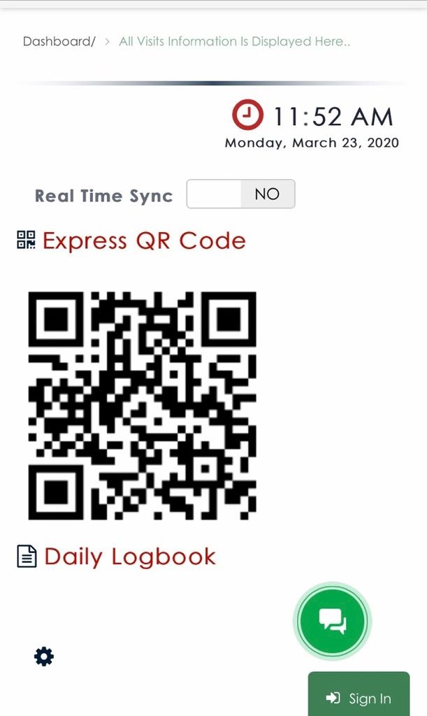 QR Code Sign-In For Staff | VisiPoint Help Guide