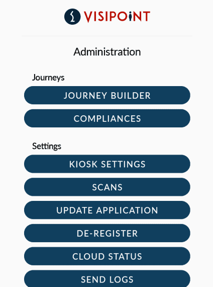 Control All Settings from the Administration Screen | VisiPoint