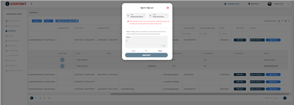 Using Attendance Modes To Gather Reasons For Late Sign-Ins